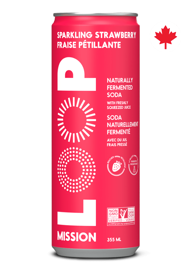 LOOP Sparkling Strawberry 355mL