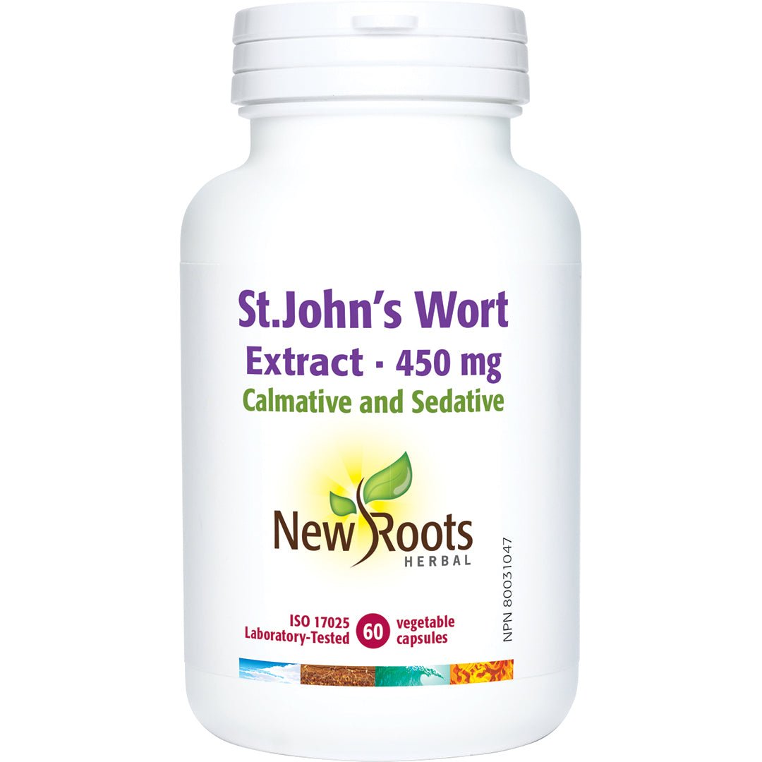 New Roots St. John’s Wort Extract 60 Veg Capsules – Nutrition Plus