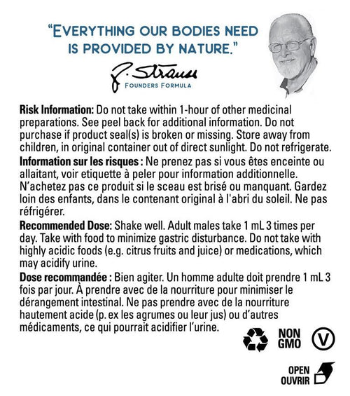 Strauss Prostate Drops™ - Prostate Support Supplement 100mL