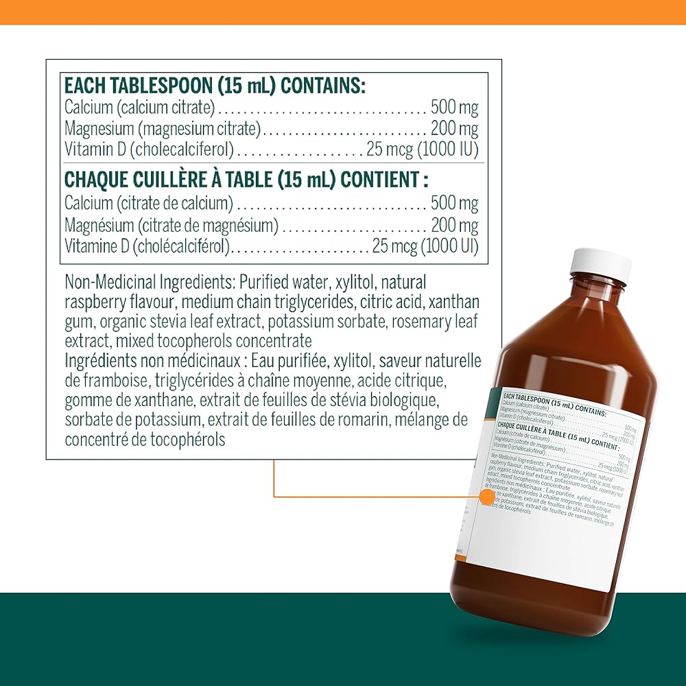 Genestra Calcium Magnesium 450ml Raspberry Flavour – Nutrition Plus