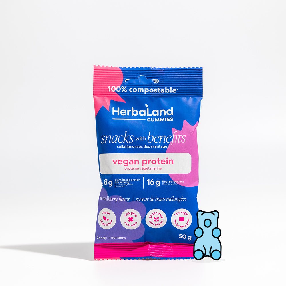 Herbaland's Vegan Protein Gummies 50 Grams – Nutrition Plus