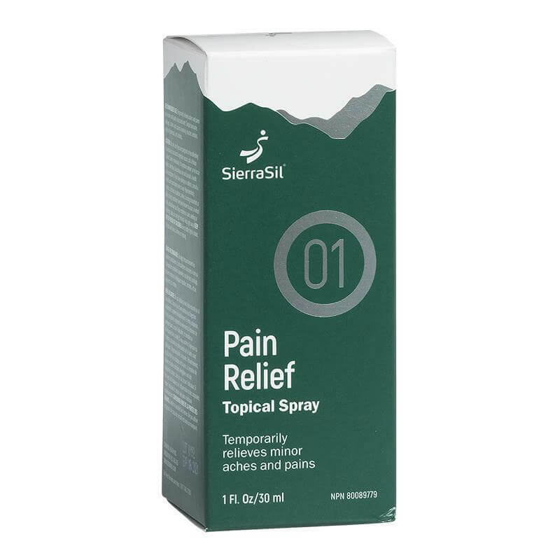 SierraSil Pain Relief Topical Spray 30 mL – Nutrition Plus